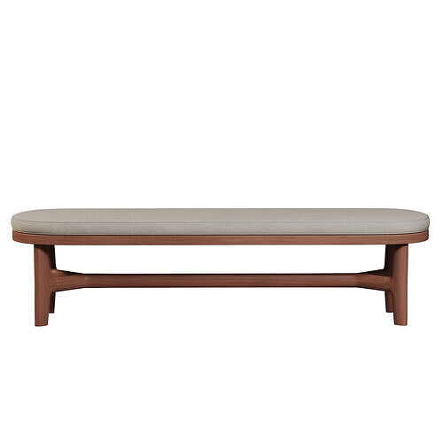 Rami bench free VR / AR / low-poly 3D model | CGTrader