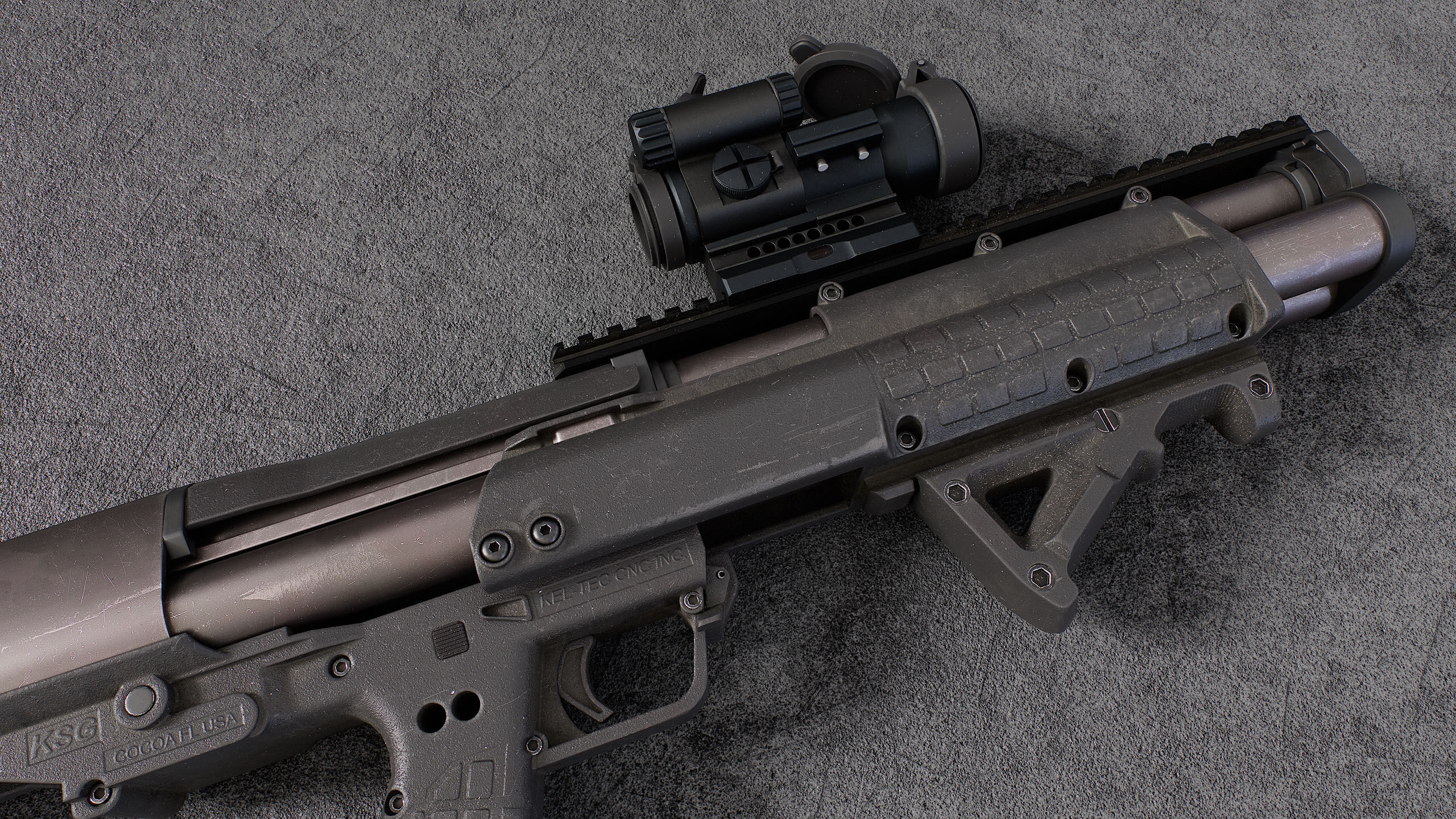 Kel-Tec Shotgun free VR / AR / low-poly 3D model | CGTrader