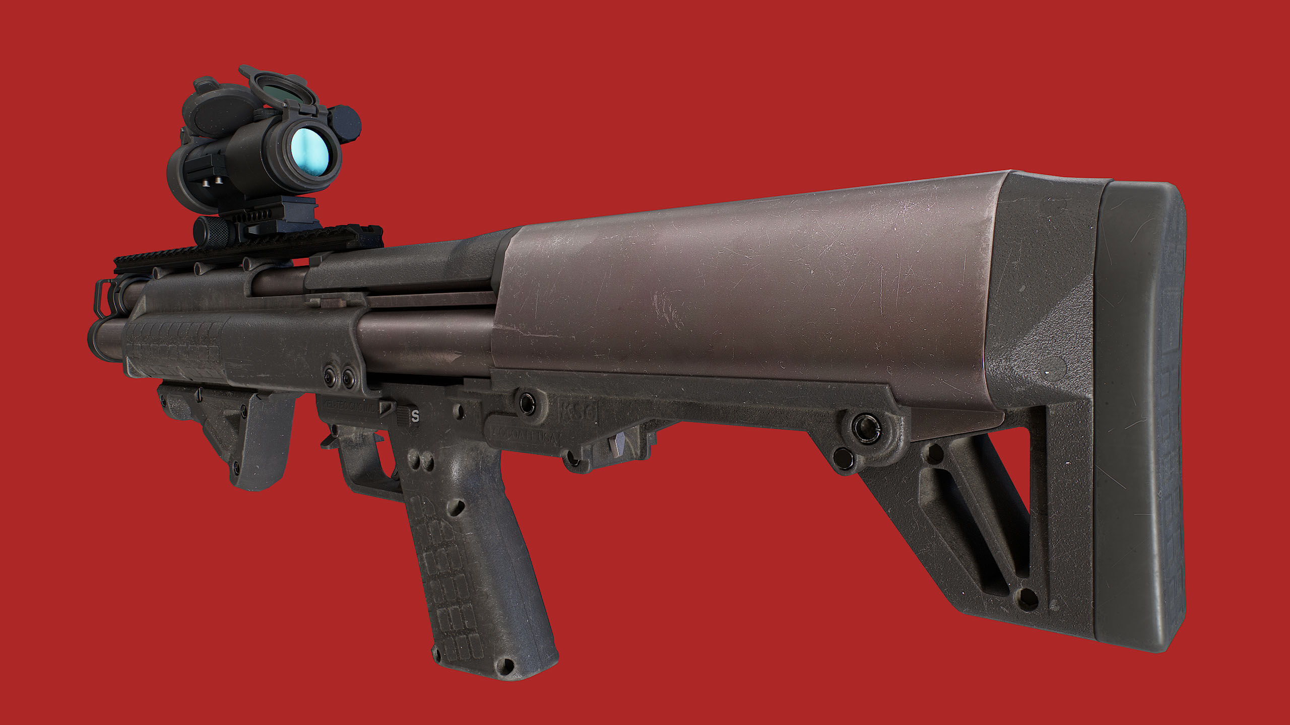 Kel-Tec Shotgun free VR / AR / low-poly 3D model | CGTrader