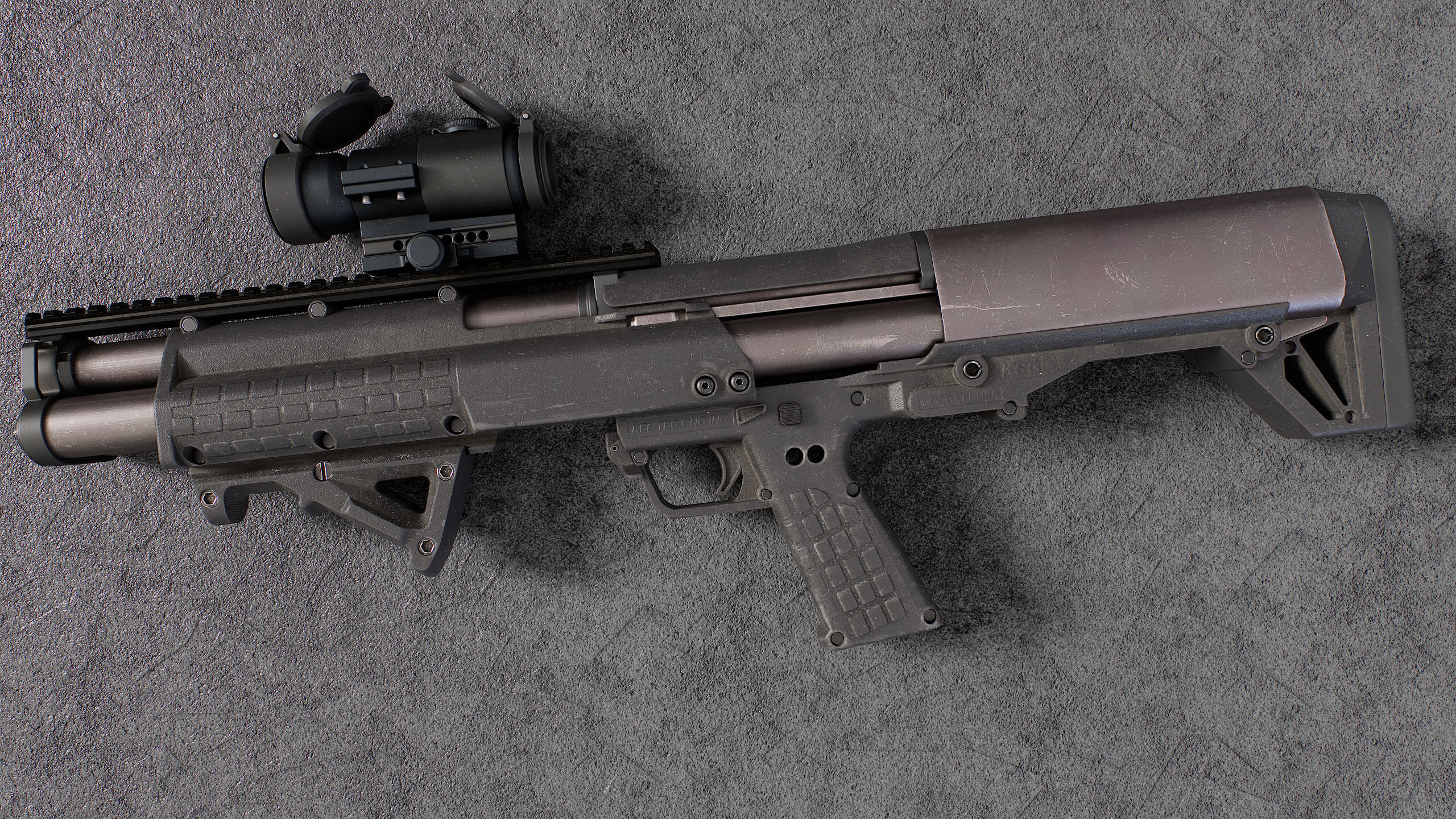 Kel-Tec Shotgun free VR / AR / low-poly 3D model | CGTrader