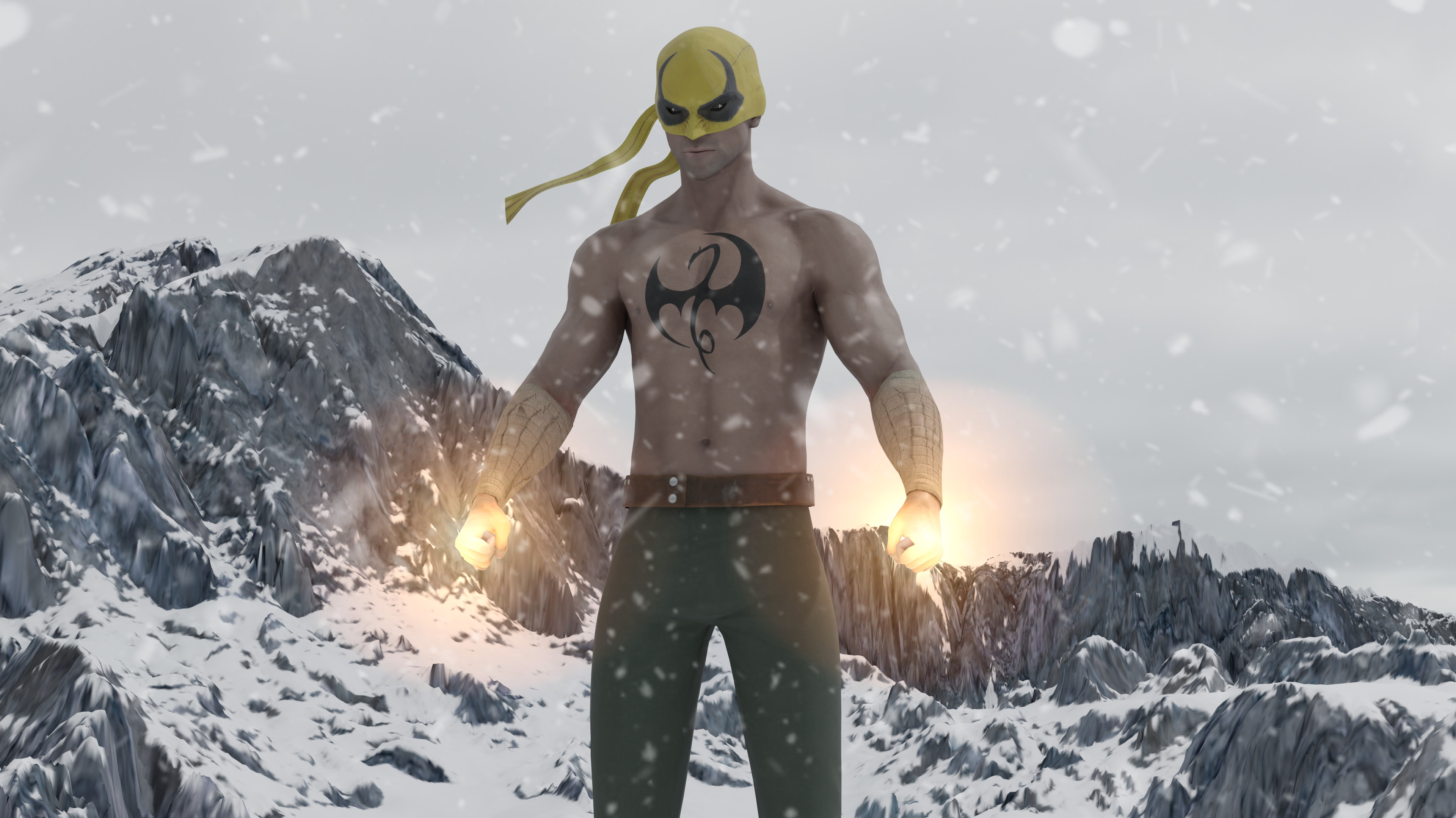 3D model Iron Fist VR / AR / low-poly | CGTrader