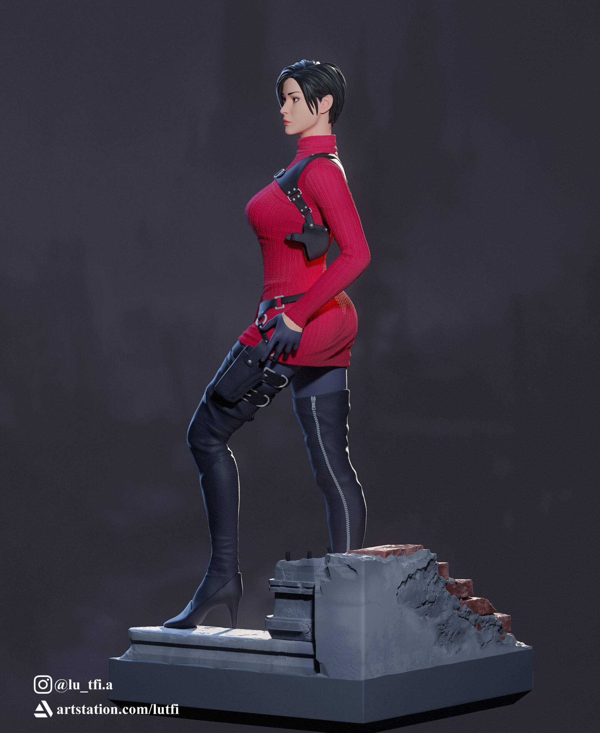 Ada Wong 3D print model 3D model 3D printable | CGTrader