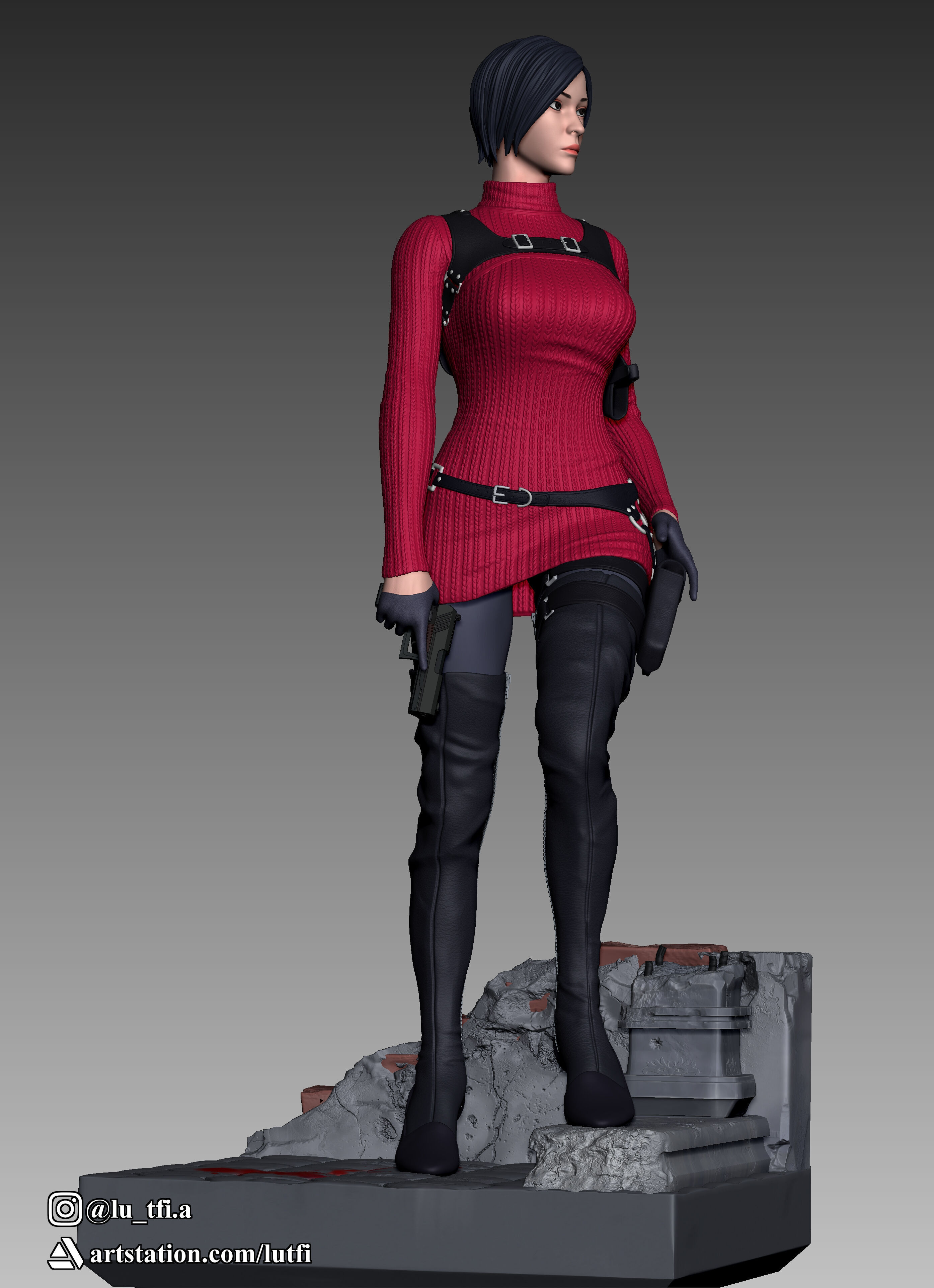 Ada Wong 3D print model 3D model 3D printable | CGTrader