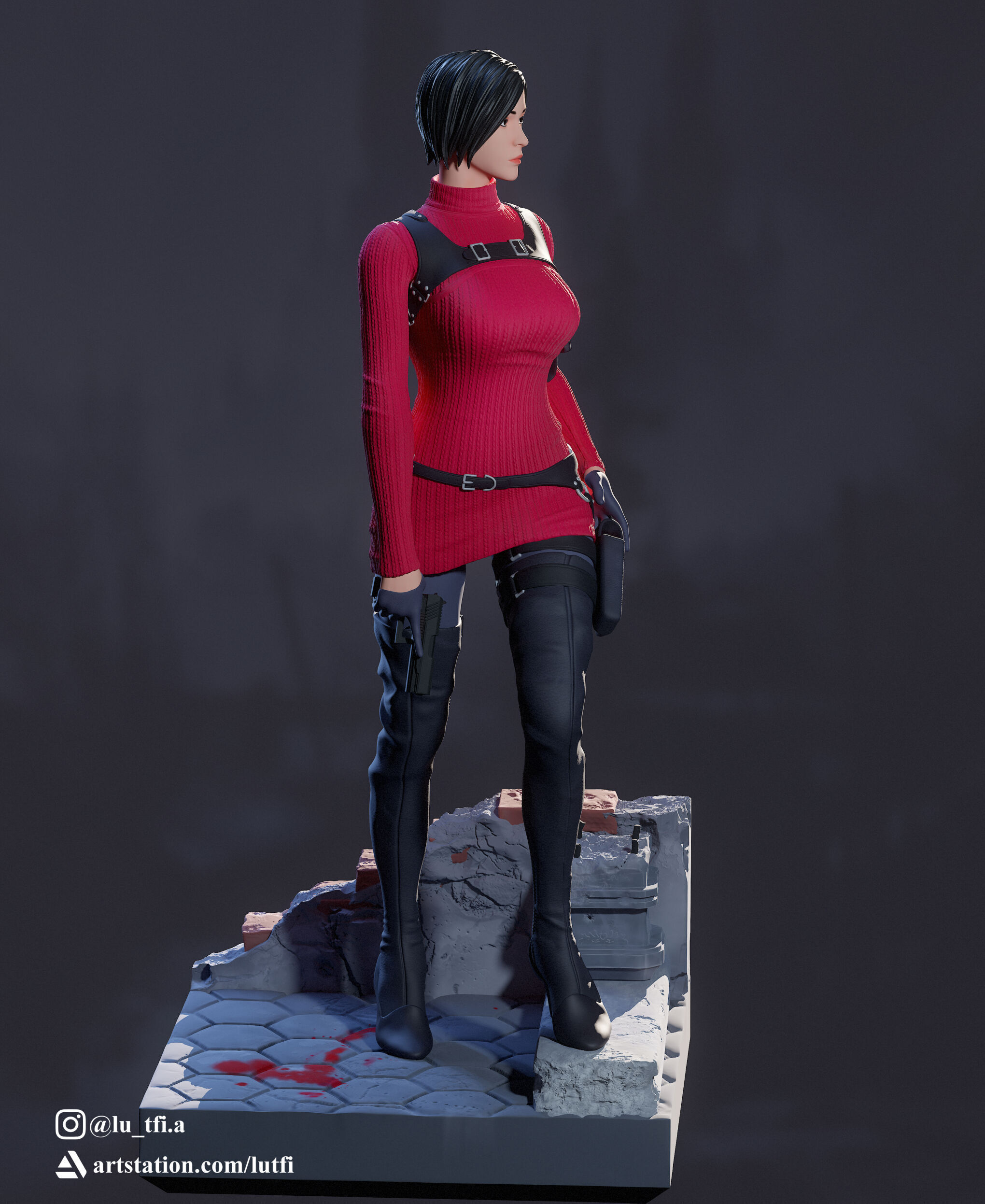 Ada Wong 3D print model 3D model 3D printable | CGTrader