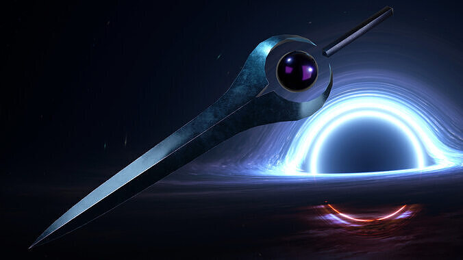 3D model Void Sword - Sci-Fi Fantasy Weapon - Substance Files Included ...