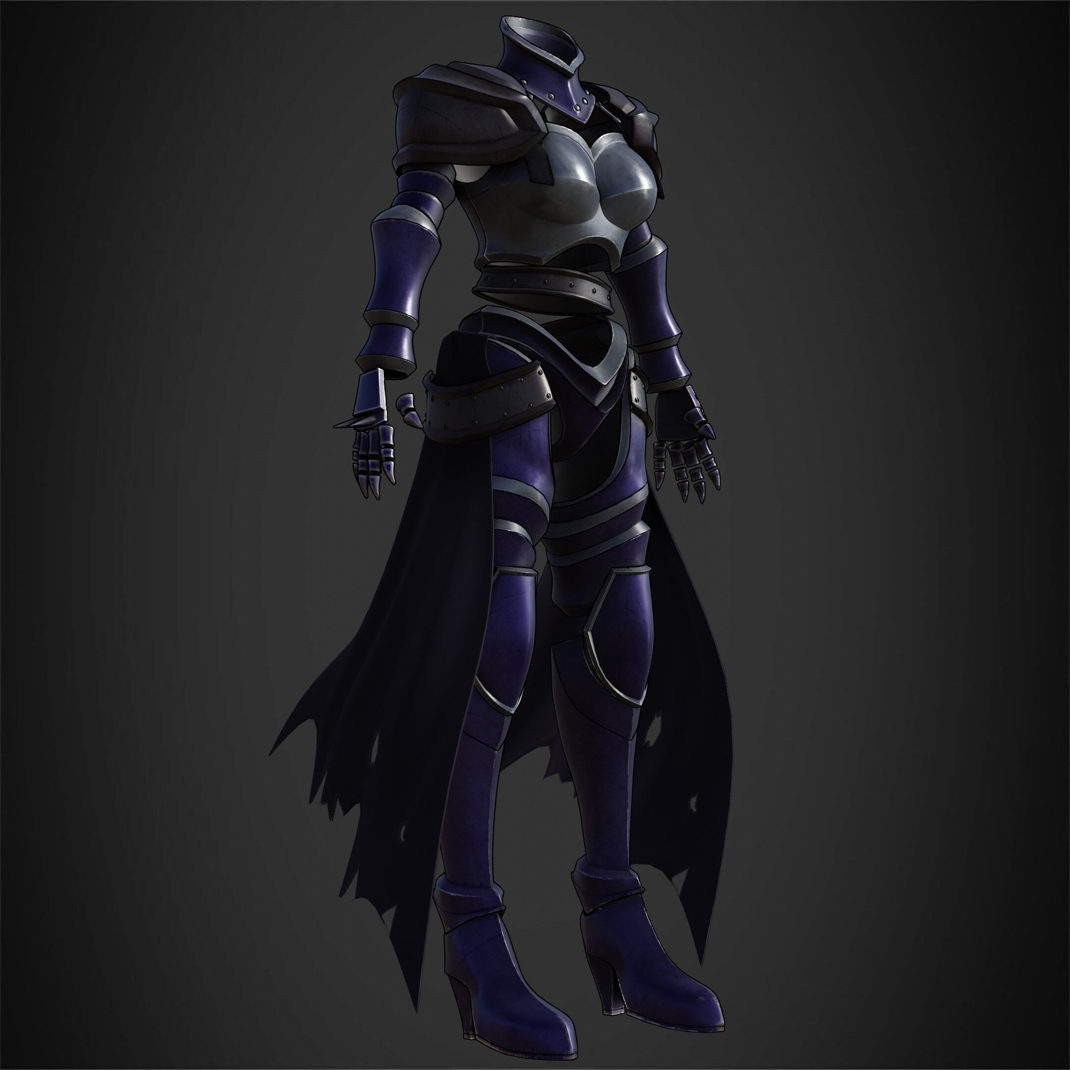 Overlord Albedo Armor for Cosplay 3D model 3D printable | CGTrader