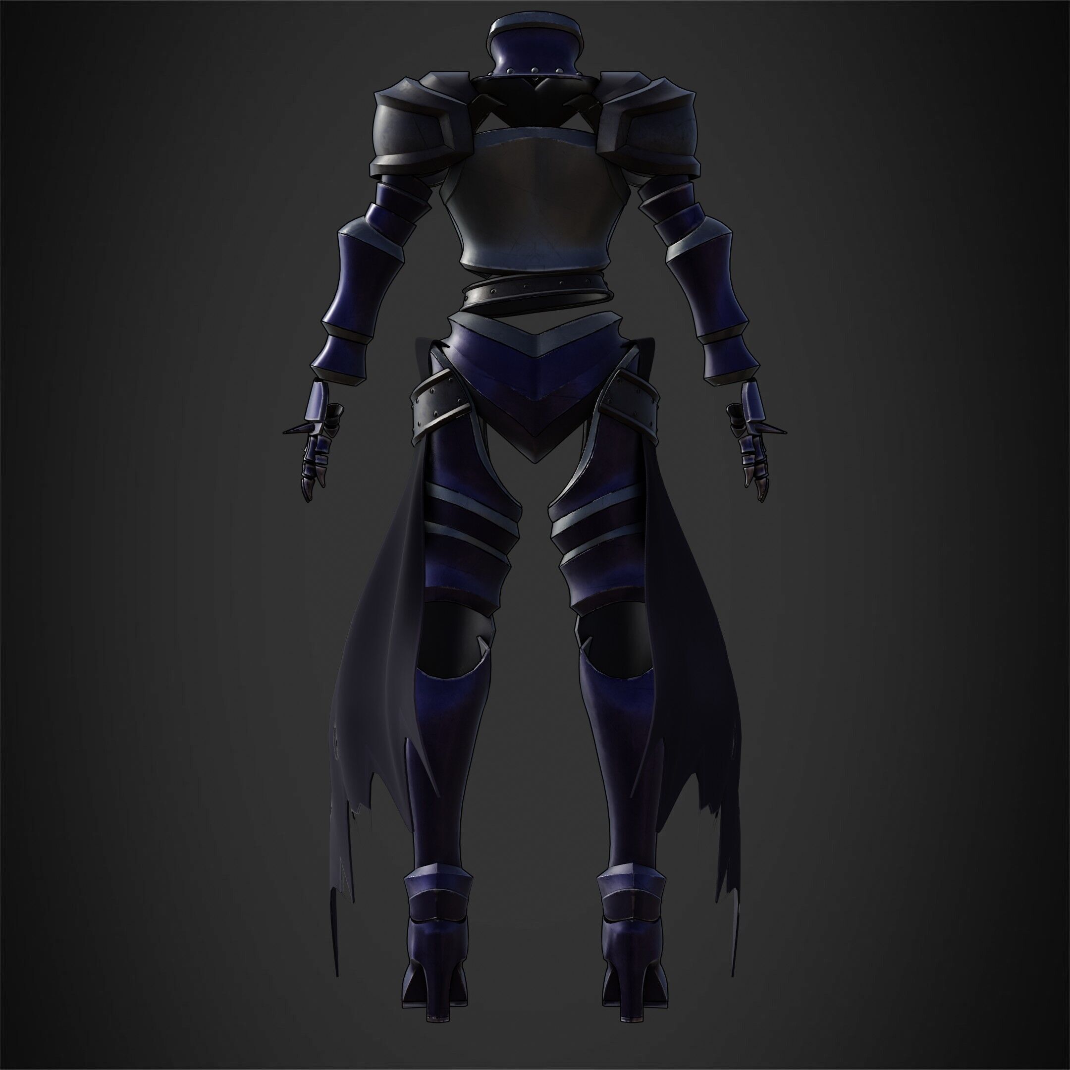 Overlord Albedo Armor for Cosplay 3D model 3D printable | CGTrader