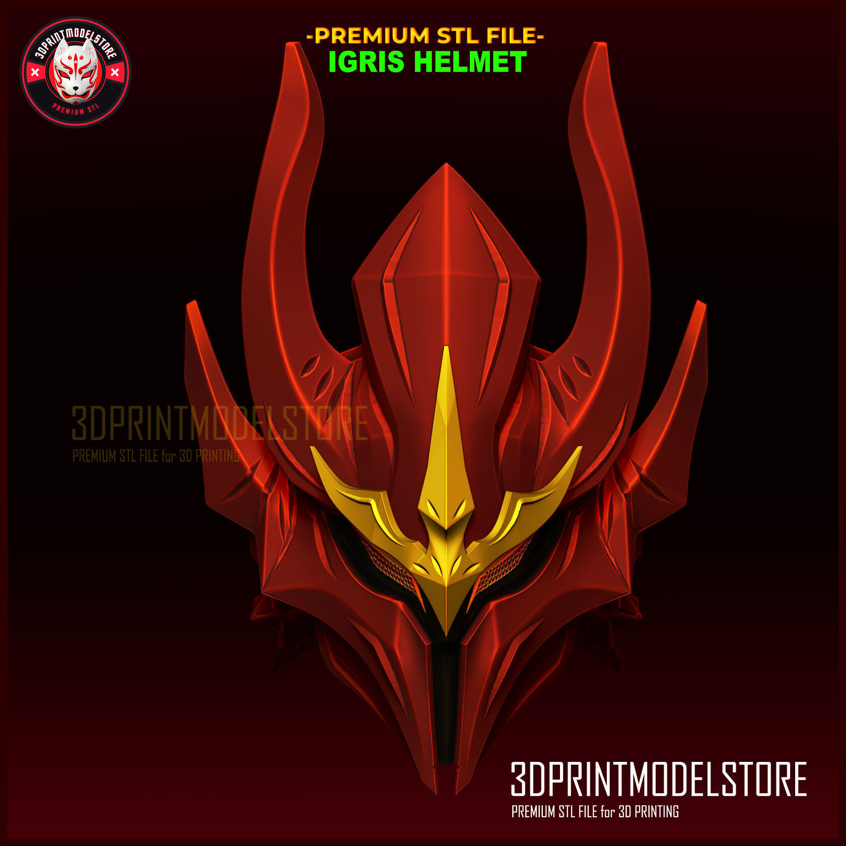 Igris Helmet - Solo Leveling - Anime Cosplay Mask 3D model 3D printable ...