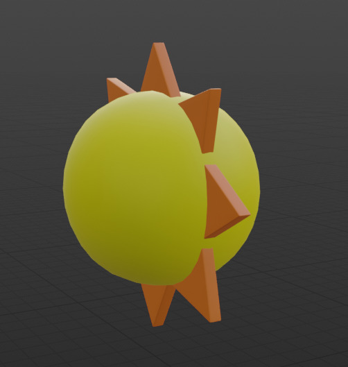 3D model Sprunki 3D Incredibox Mr Sun Low-poly VR / AR / low-poly ...