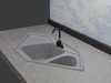 angular sink free 3D model | CGTrader
