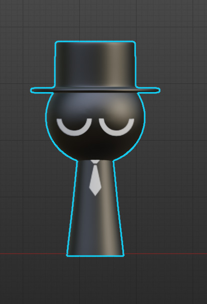 3D model Sprunki 3D Incredibox Black Low-poly VR / AR / low-poly | CGTrader