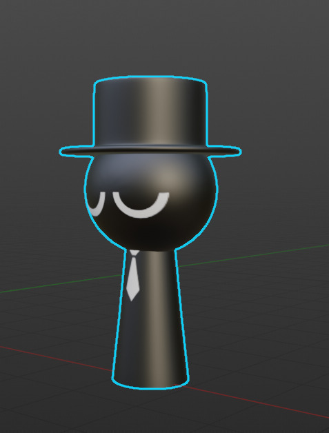 3D model Sprunki 3D Incredibox Black Low-poly VR / AR / low-poly | CGTrader