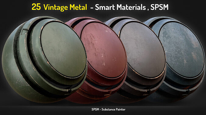 25 Vintage Metal Smart Materials Texture | CGTrader