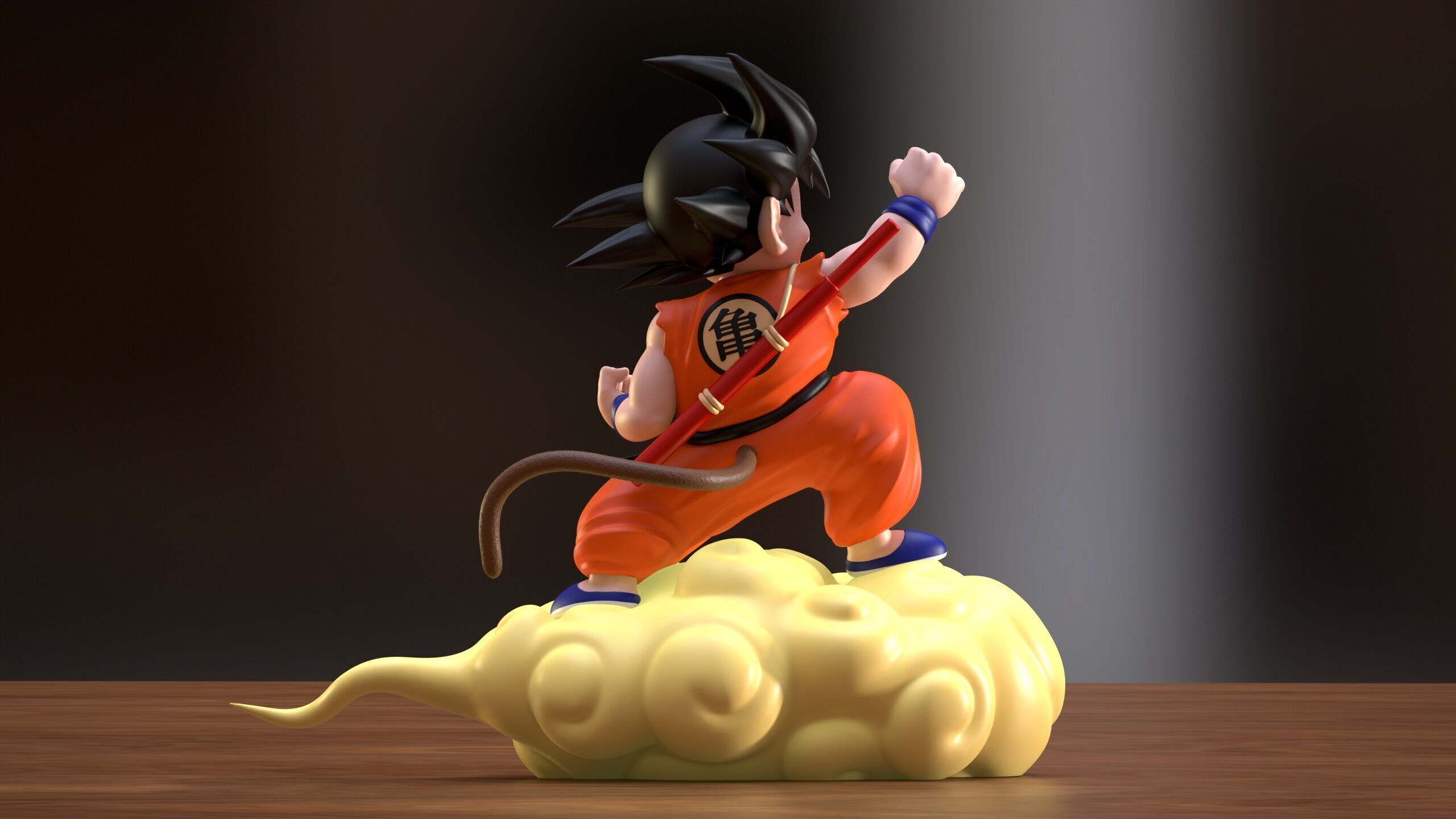 Son Goku from Dragon Ball 3D model 3D printable | CGTrader