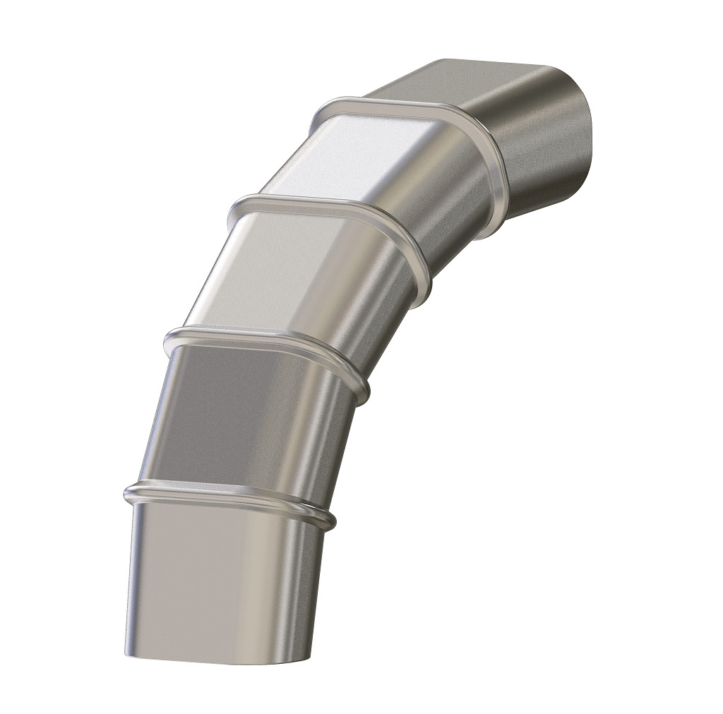 HVAC Oval Elbow Air Duct 3D model 3D printable | CGTrader