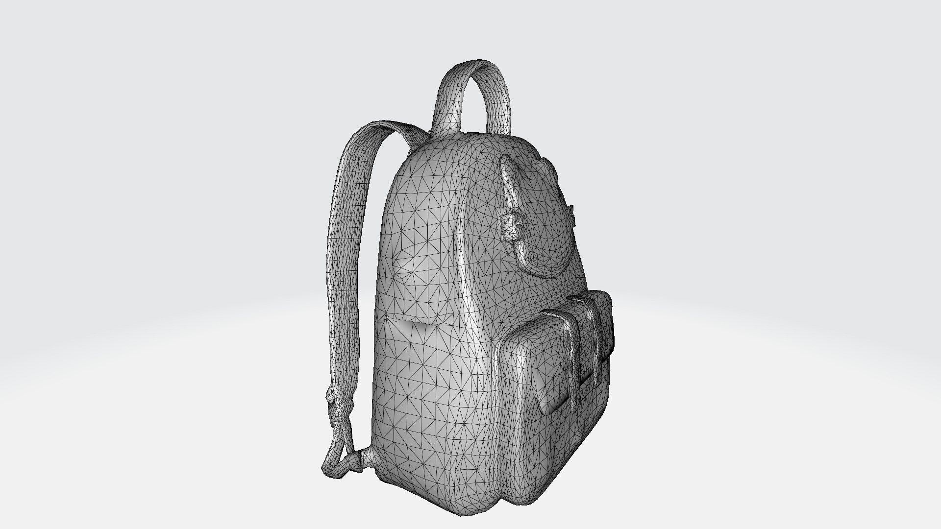 3d Generative School Bag Model Checks School Bag Old School Bag 3D ...