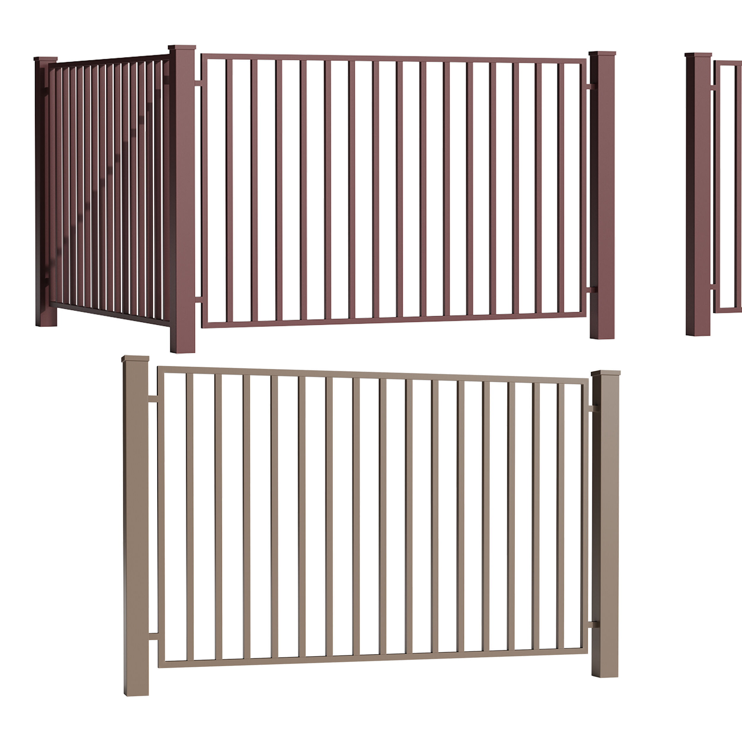 Fencing 18 3D model | CGTrader