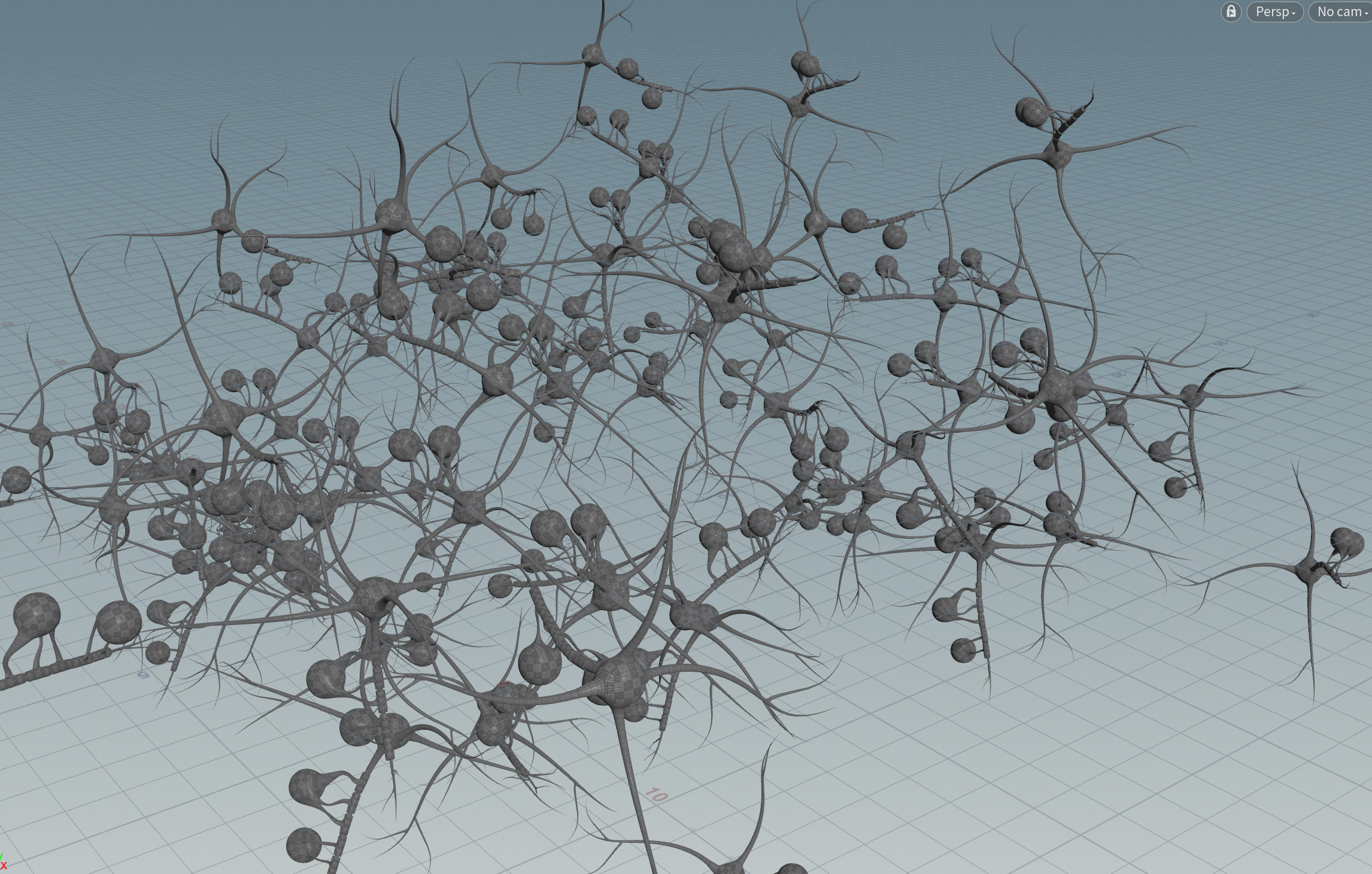 nerve cell free model with textue free 3D model | CGTrader