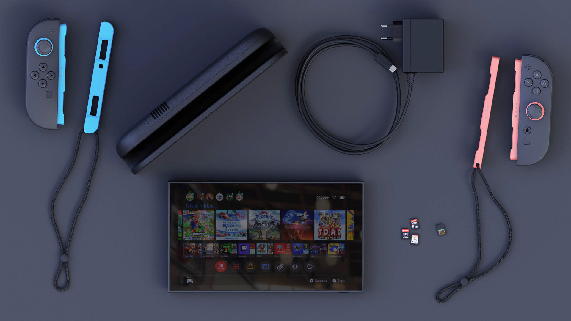 Nintendo Switch 2 Official Preview 3D model animated rigged | CGTrader
