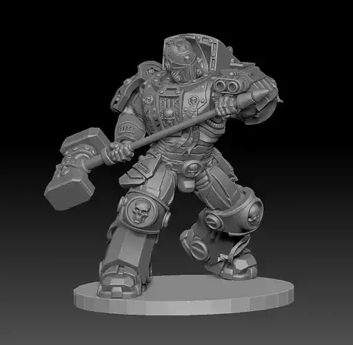 Free Wargaming Miniature STL for 3D Printing free 3D model 3D printable ...