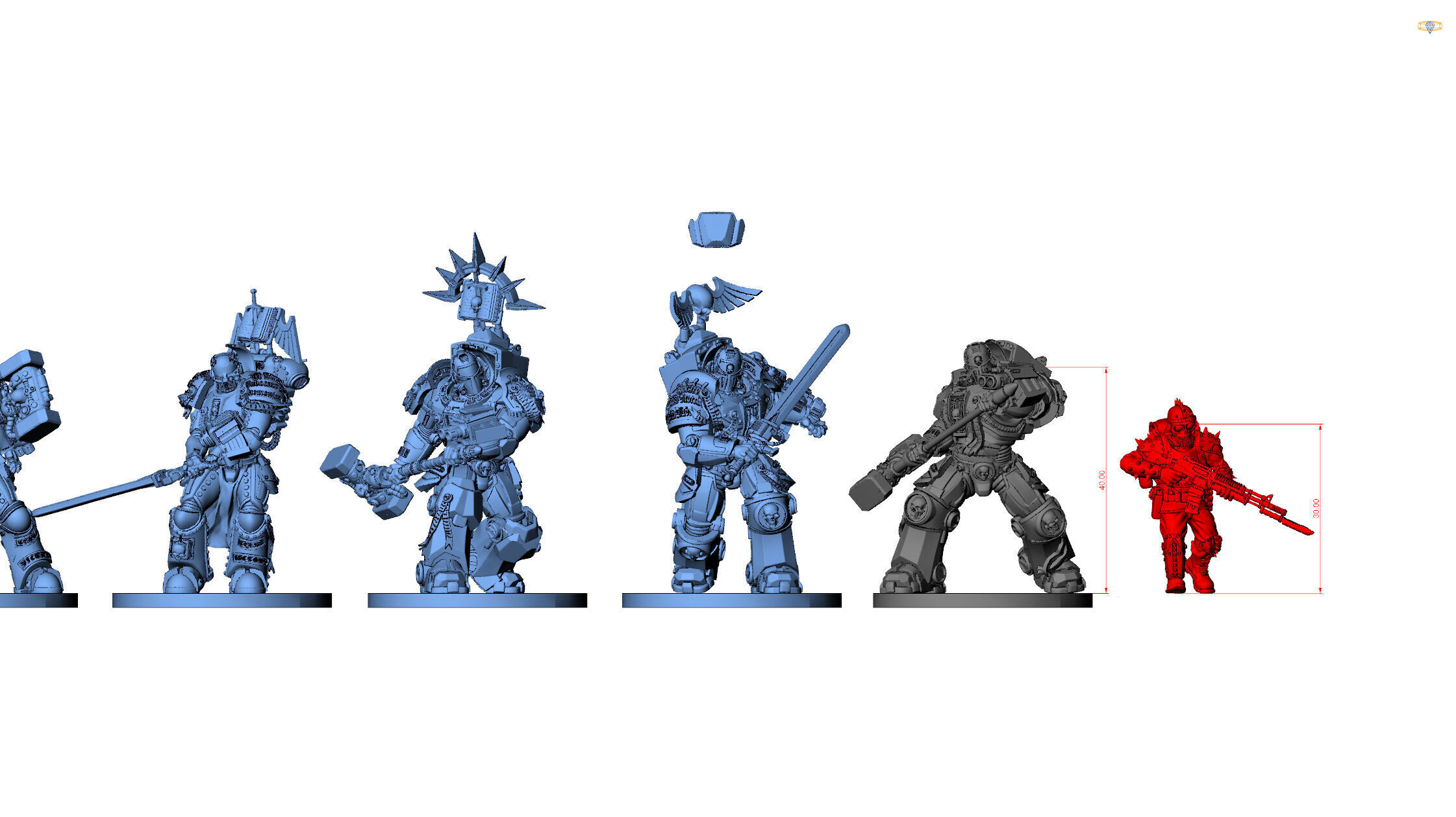 Free Wargaming Miniature Stl For 3d Printing Free 3d Model 3d Printable