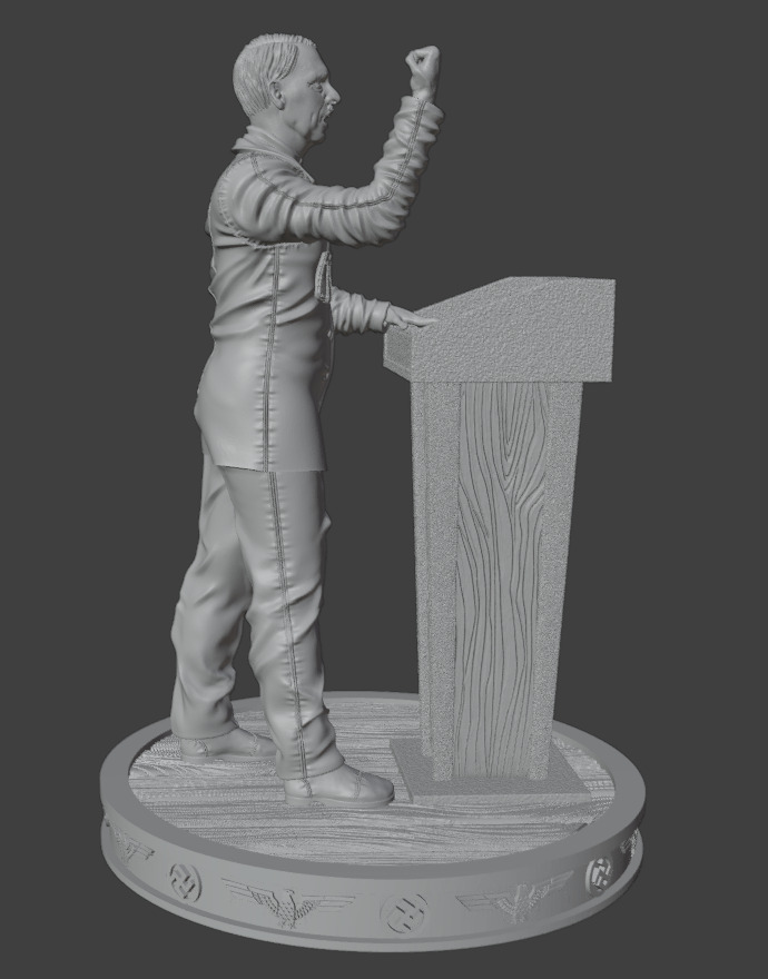 Adolf Hitler 3D model 3D printable | CGTrader