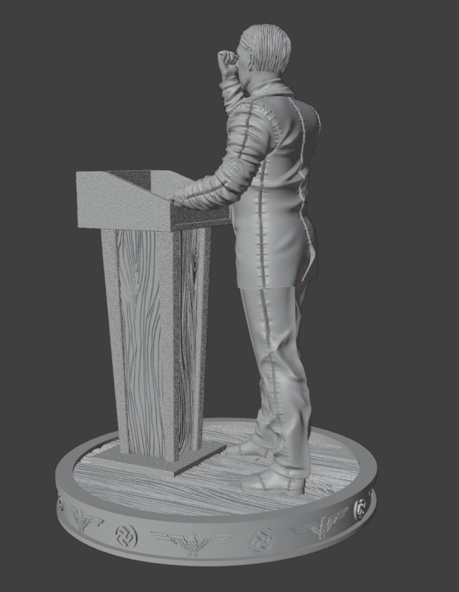Adolf Hitler 3D model 3D printable | CGTrader