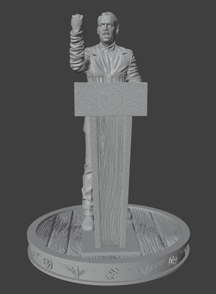Adolf Hitler 3D model 3D printable | CGTrader