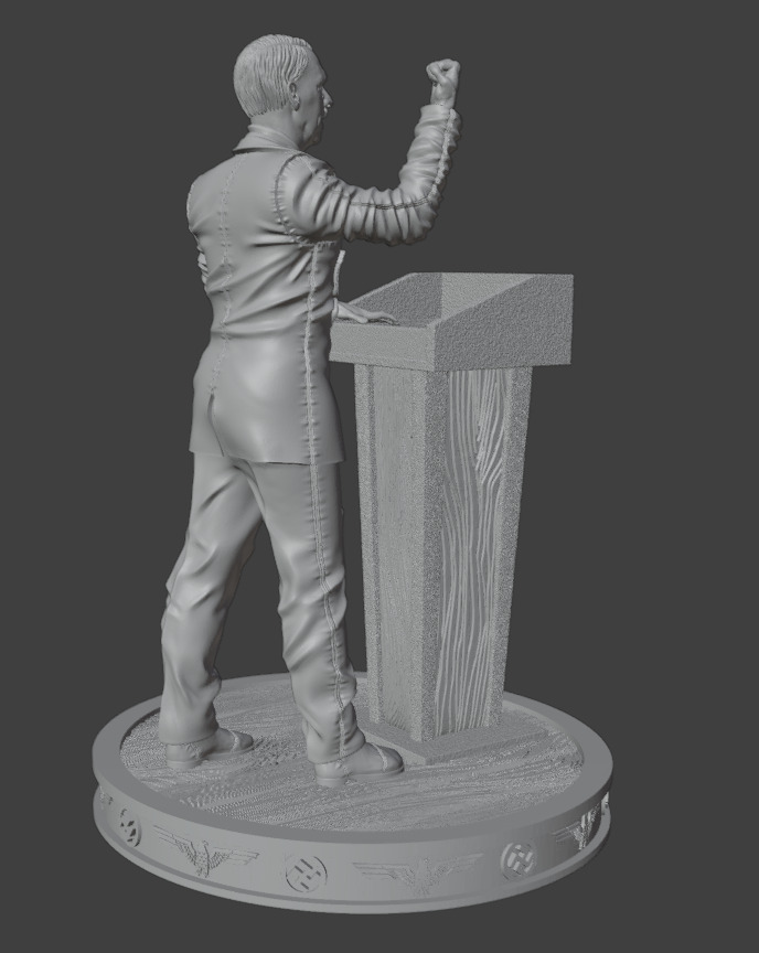 Adolf Hitler 3D model 3D printable | CGTrader