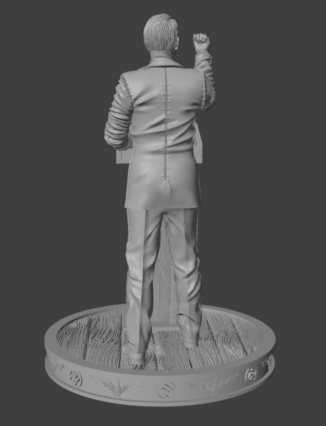 Adolf Hitler 3D model 3D printable | CGTrader