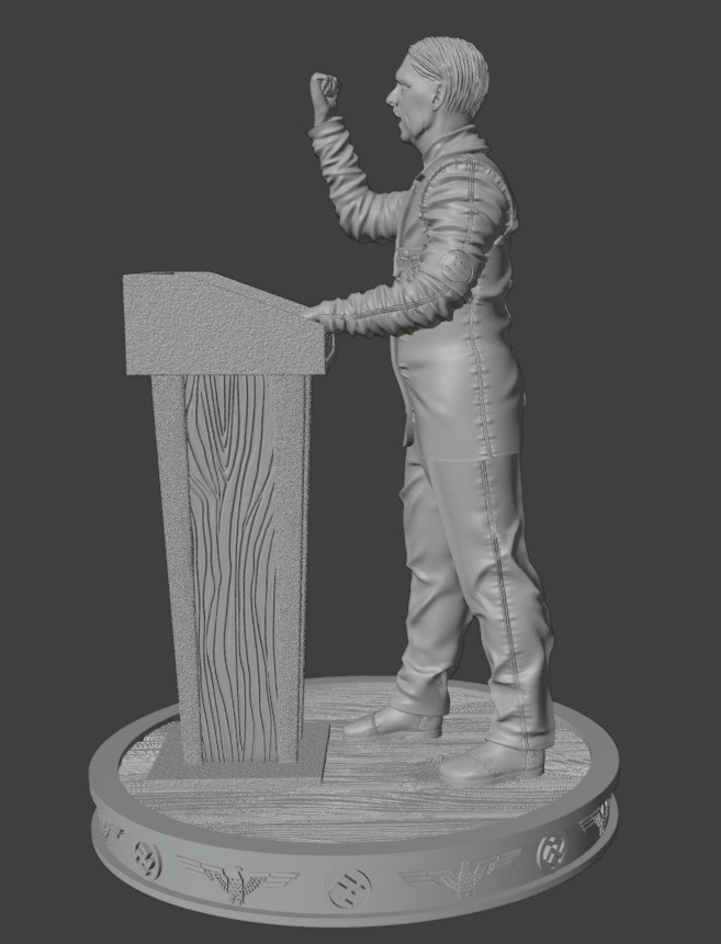 Adolf Hitler 3D model 3D printable | CGTrader