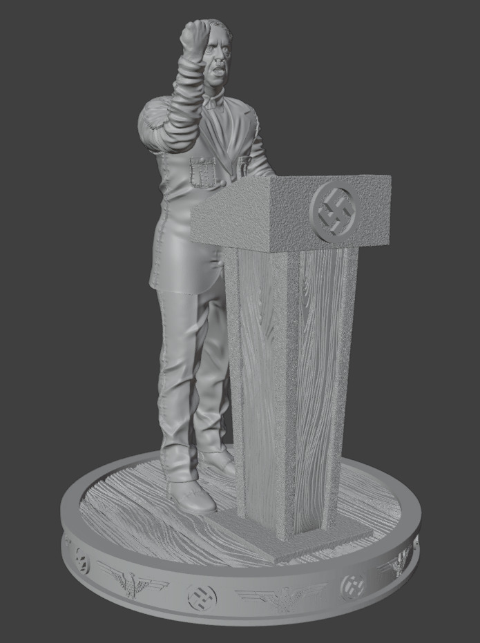 Adolf Hitler 3D model 3D printable | CGTrader