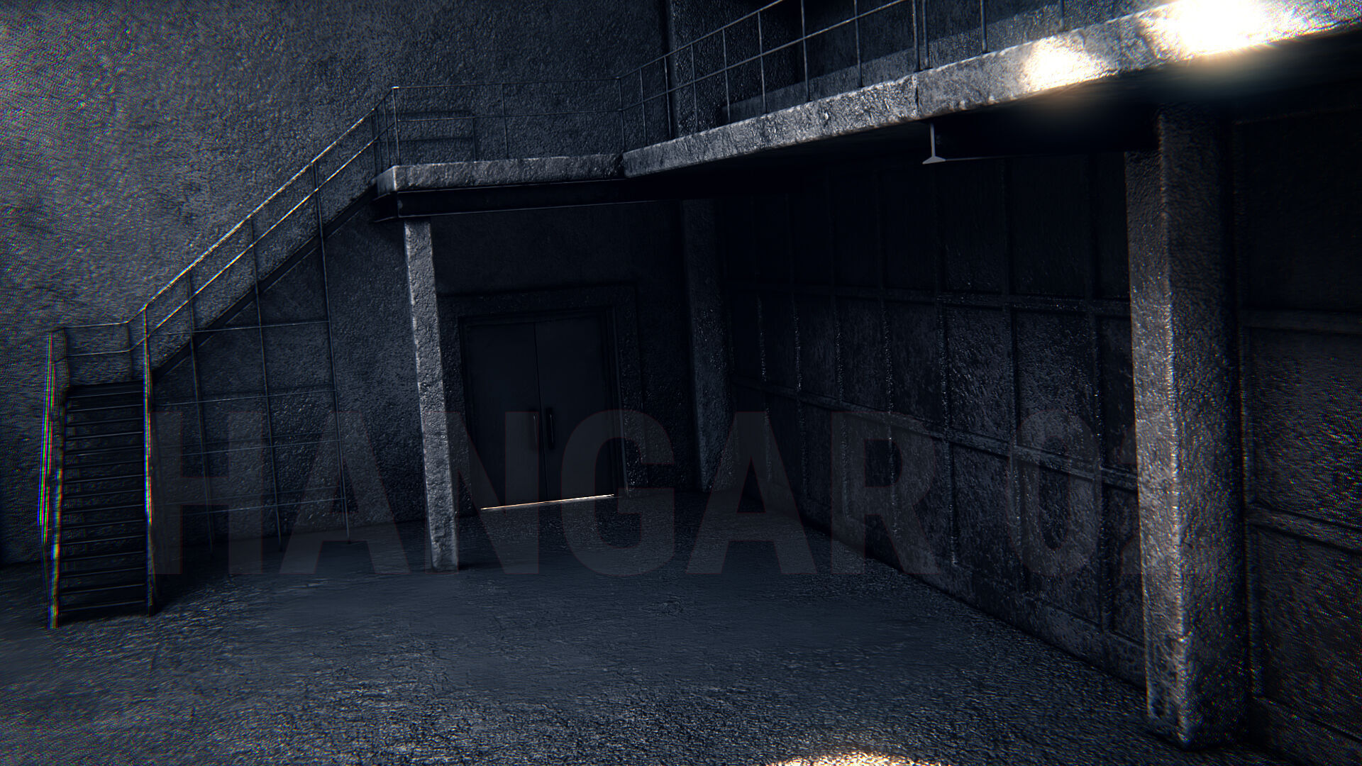 3D model Hangar 02 PBR VR / AR / low-poly | CGTrader