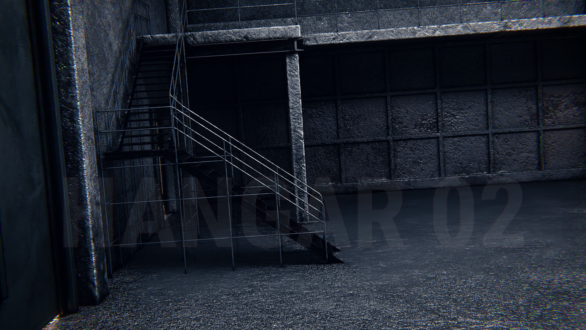 3D model Hangar 02 PBR VR / AR / low-poly | CGTrader