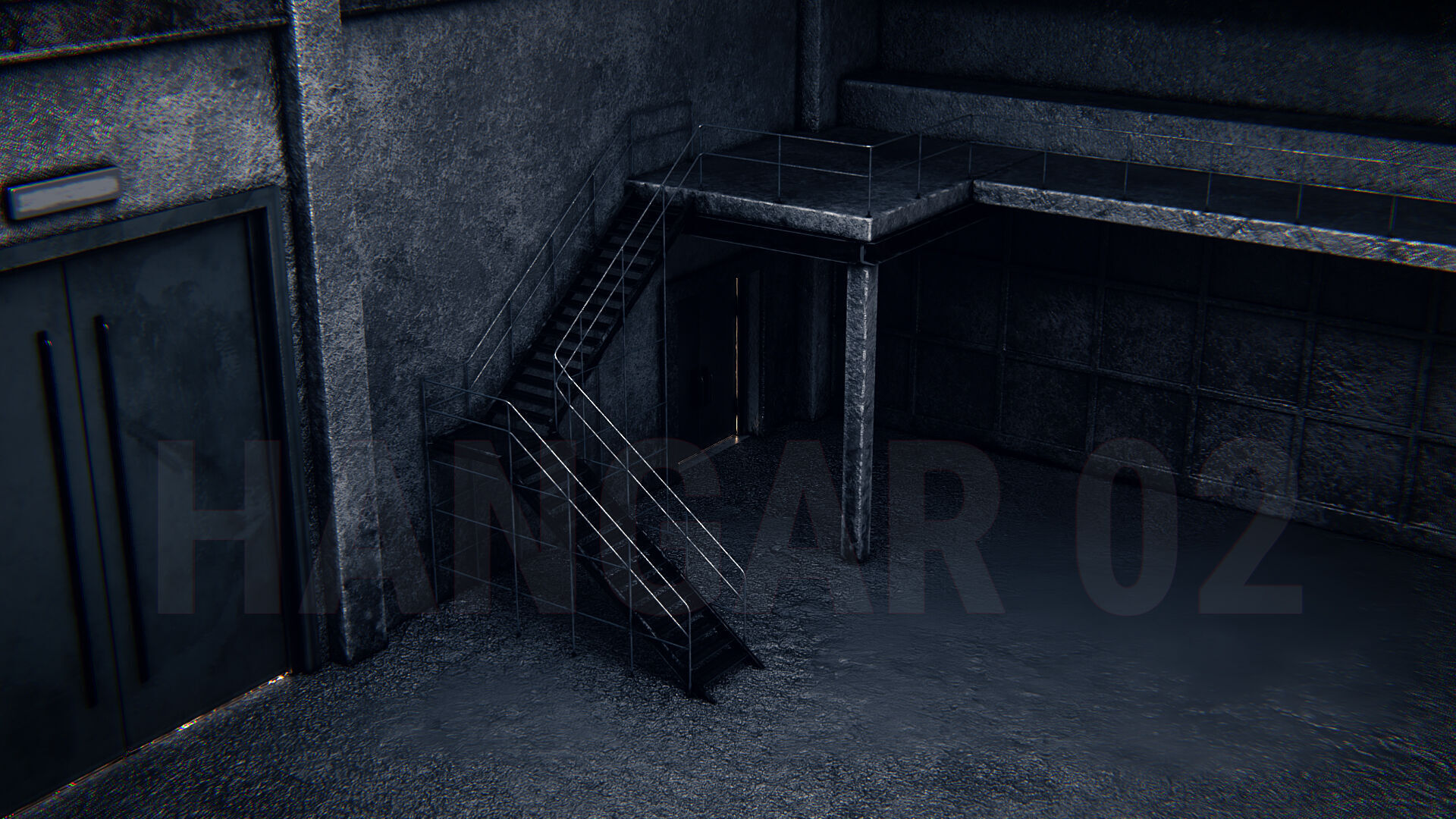 3D model Hangar 02 PBR VR / AR / low-poly | CGTrader