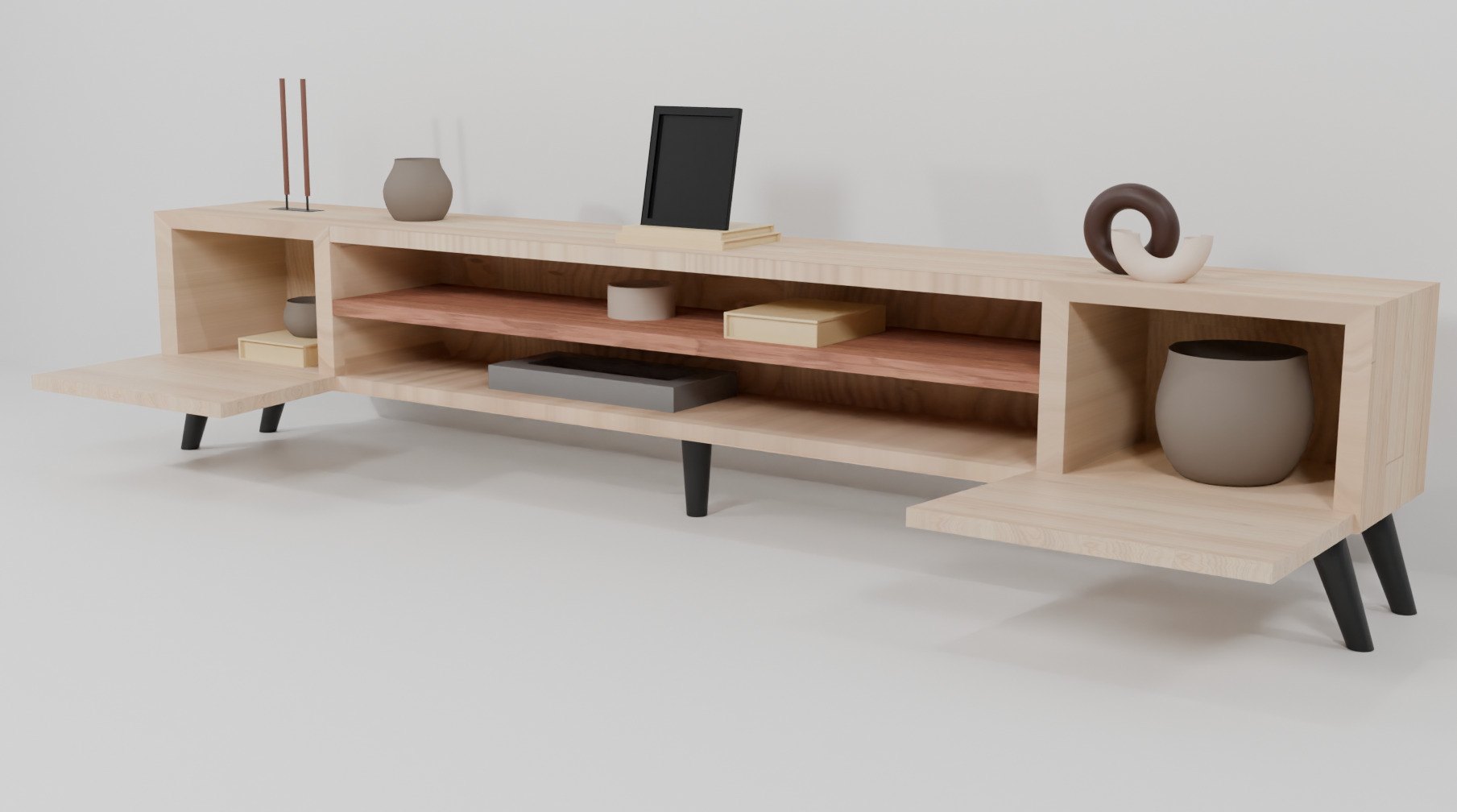 TV Stand 3d Model free 3D model | CGTrader