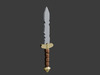 3D model LOW POLY SWORD FOR BLENDER VR / AR / low-poly | CGTrader
