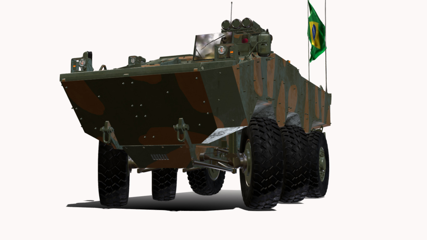 3D model VBC AAe MSR IVECO GUARANAI 6X6 MSHORAD VR / AR / low-poly ...