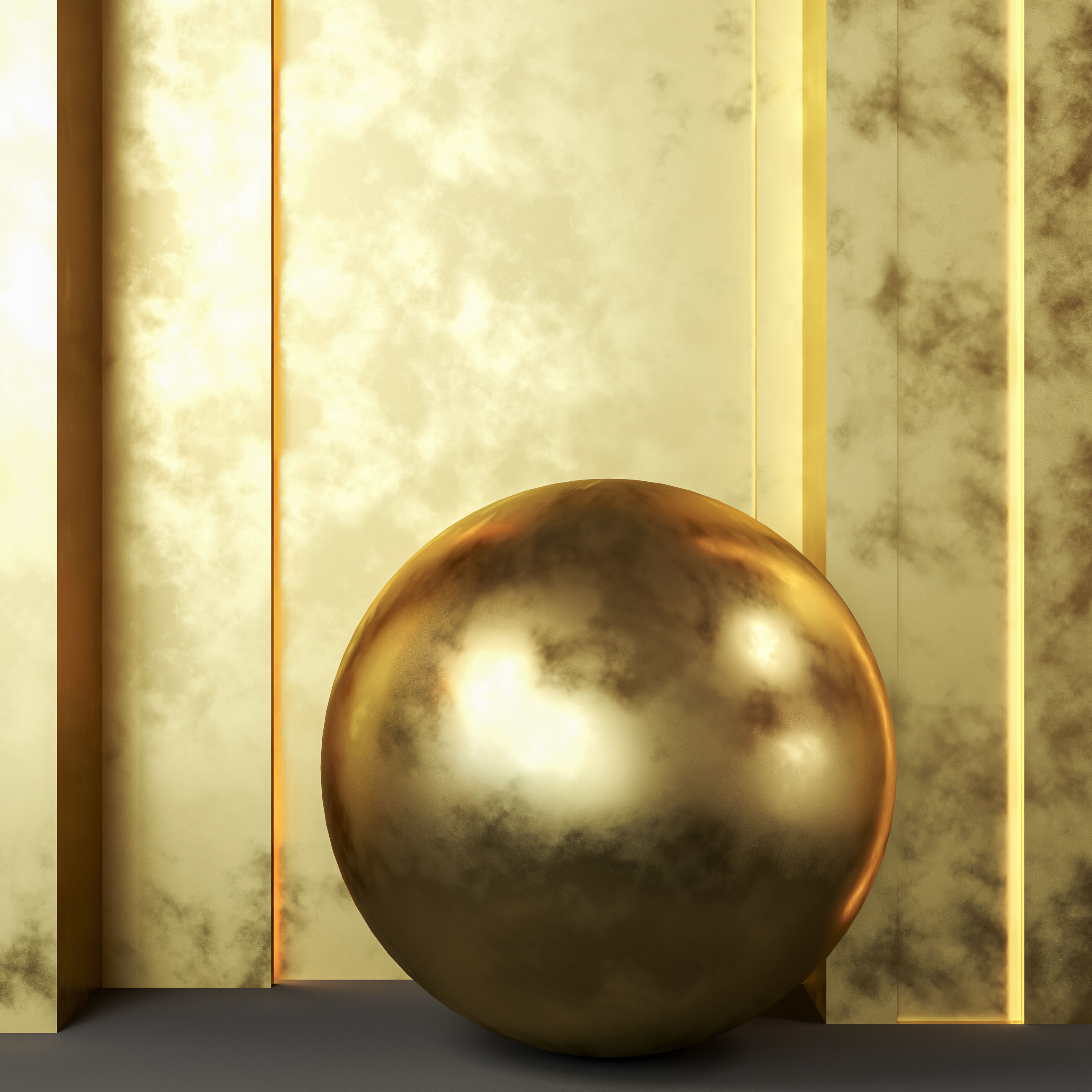 4K Gold Material Texture - 4 Patterns -Ready Seamless PBR Texture ...