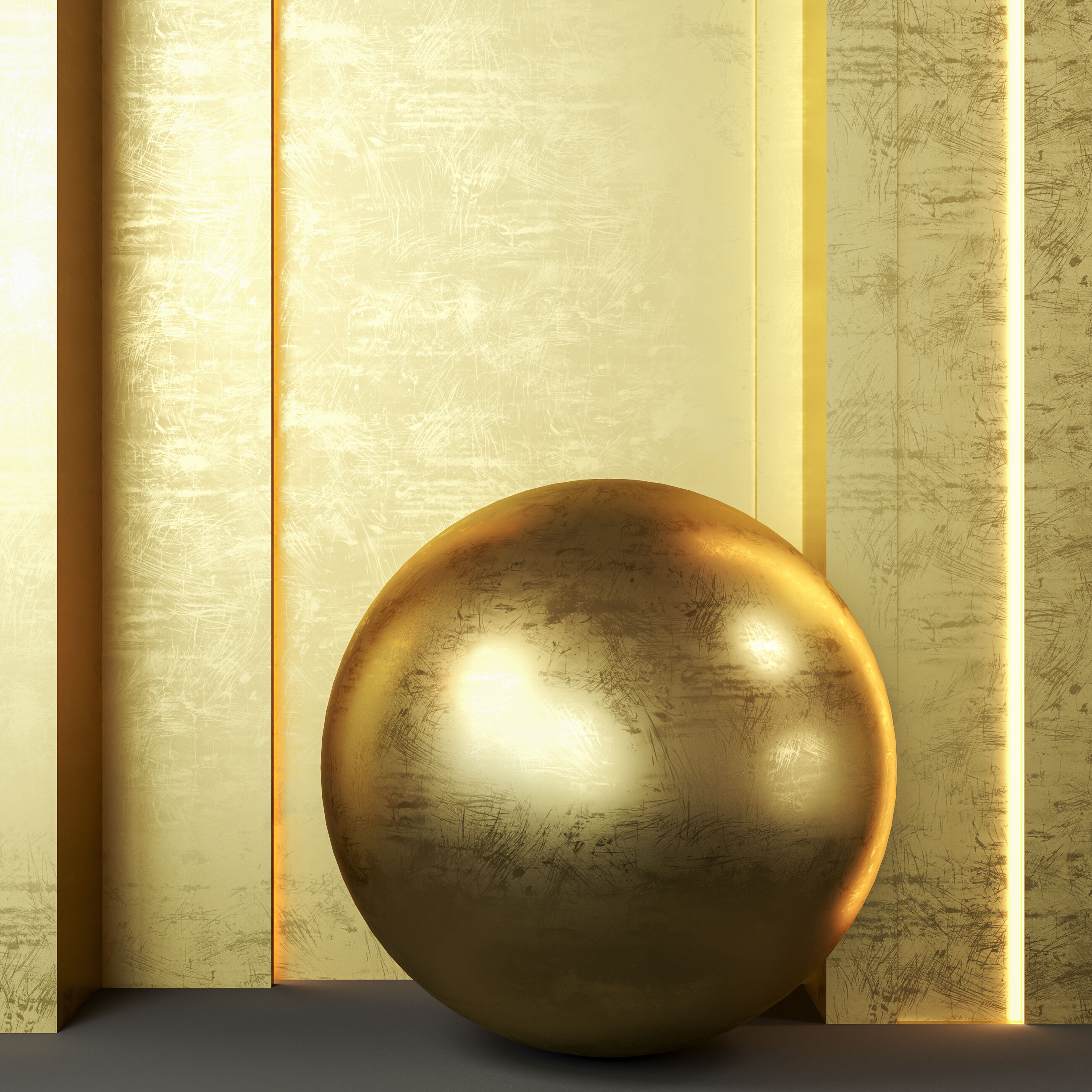 4K Gold Material Texture - 4 Patterns -Ready Seamless PBR Texture ...