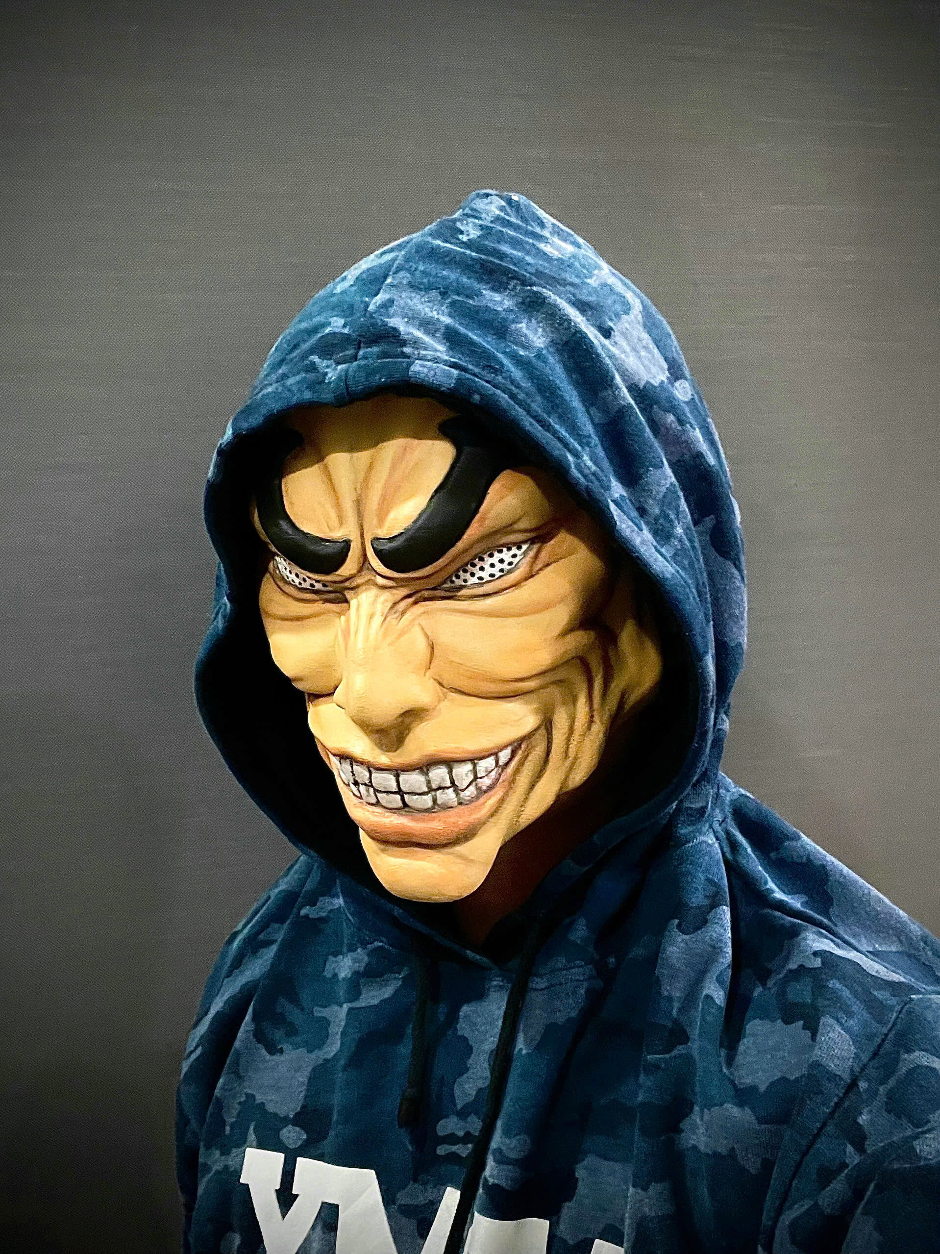 Yujiro Hanma Head Mask - With Hair - Baki Anime Netflix 3D model 3D ...