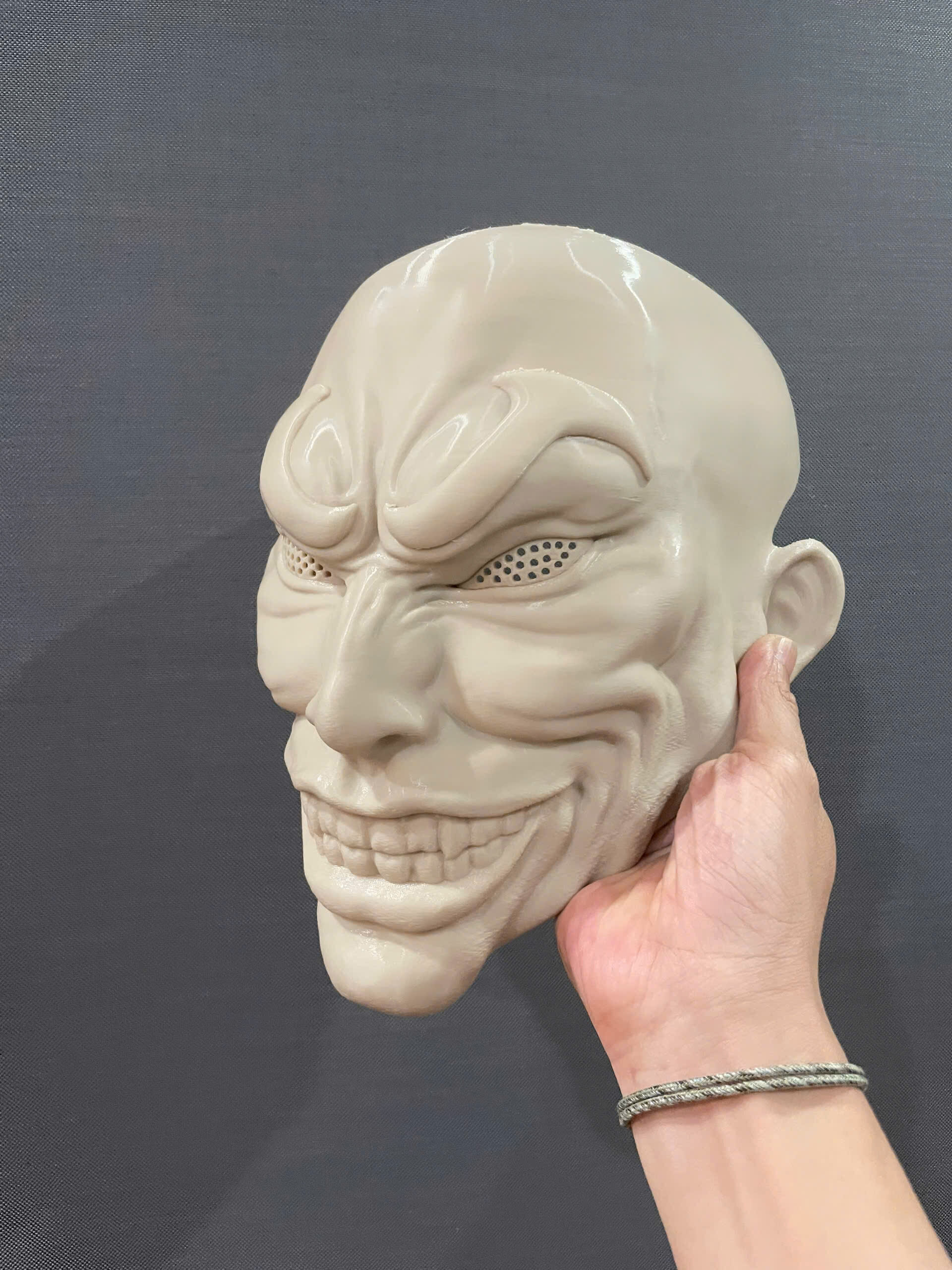 Yujiro Hanma Head Mask - With Hair - Baki Anime Netflix 3D model 3D ...