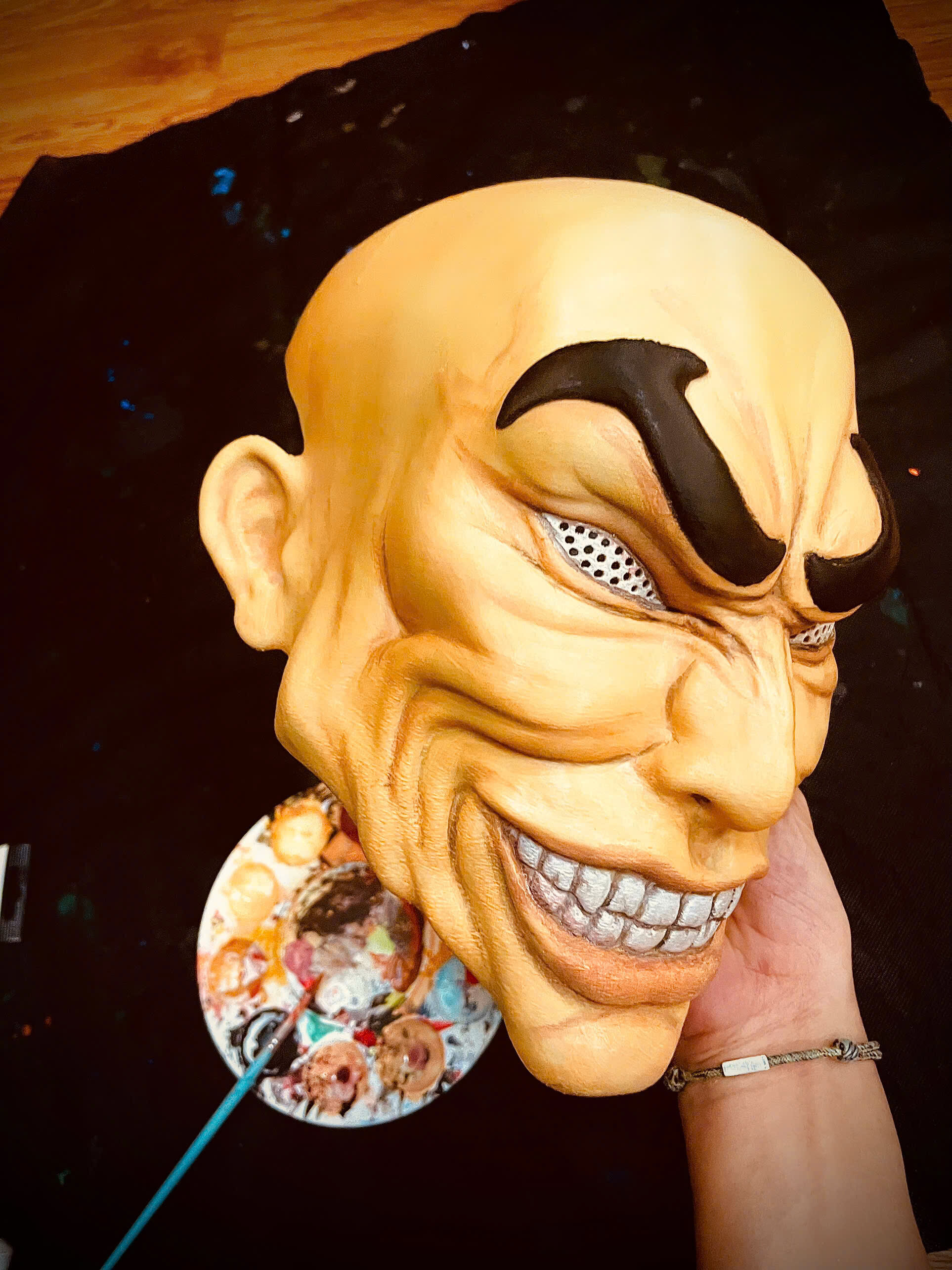 Yujiro Hanma Head Mask - With Hair - Baki Anime Netflix 3D model 3D ...