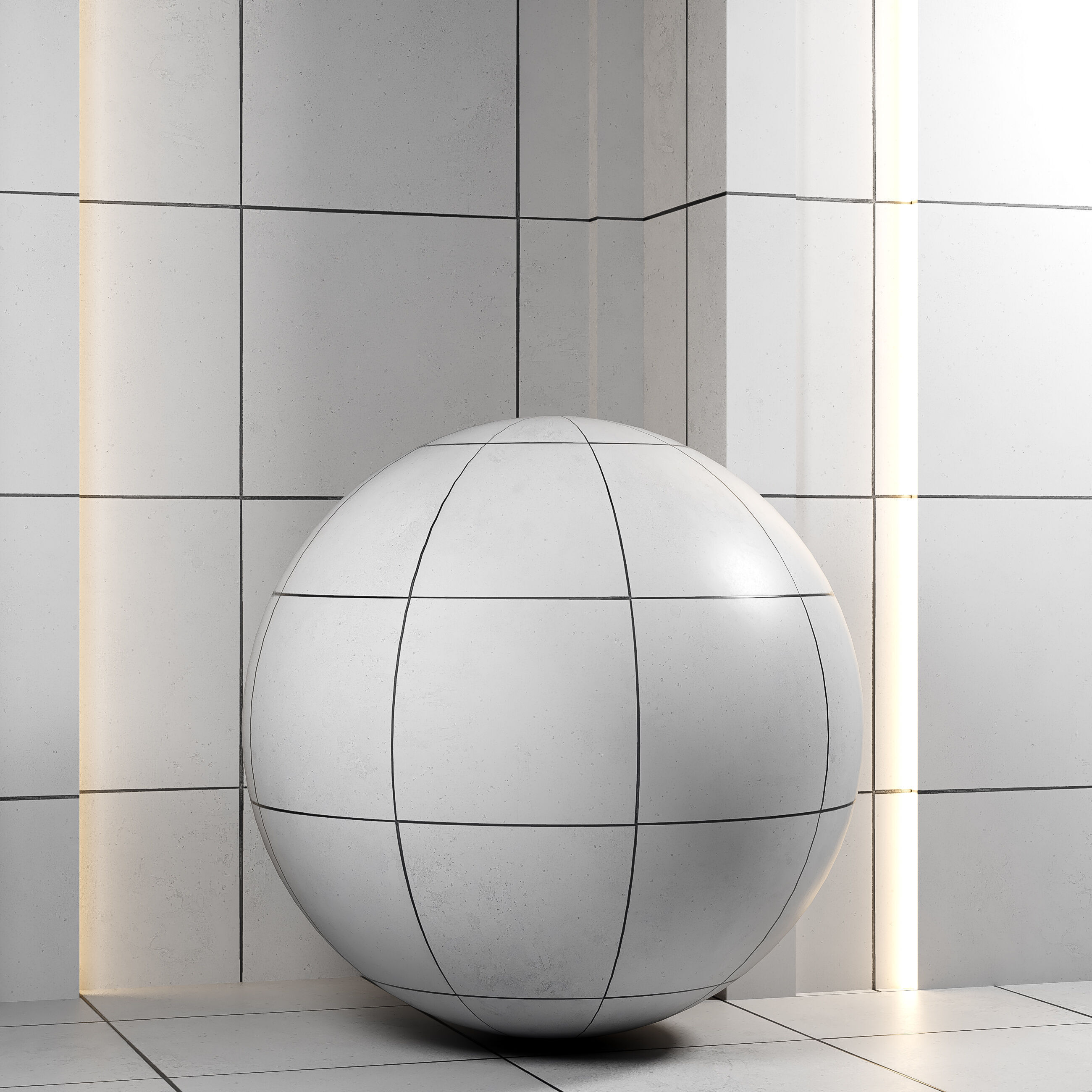 4K Concrete Panel Textures - Seamless PBR - Modern Wall Panels Texture ...