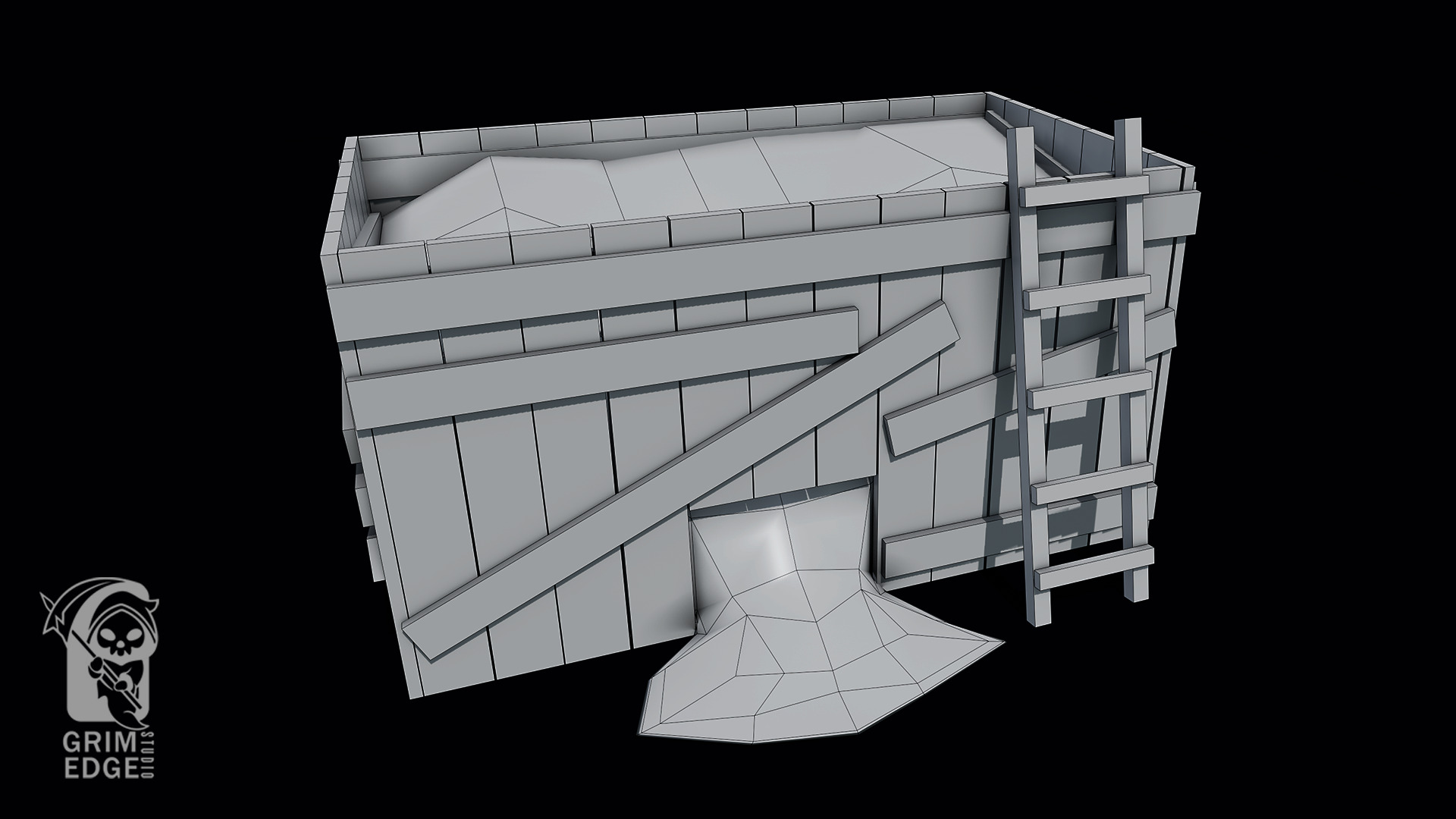 Coal Deposit free VR / AR / low-poly 3D model | CGTrader