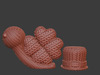 knitted patrick snail 3D model 3D printable | CGTrader
