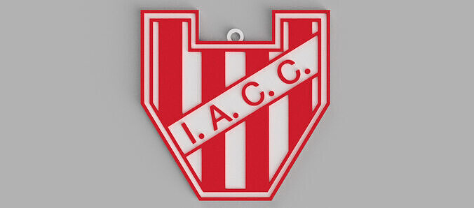 Club Instituto Atletico Central Cordoba Soccer keychain pendant free 3D ...
