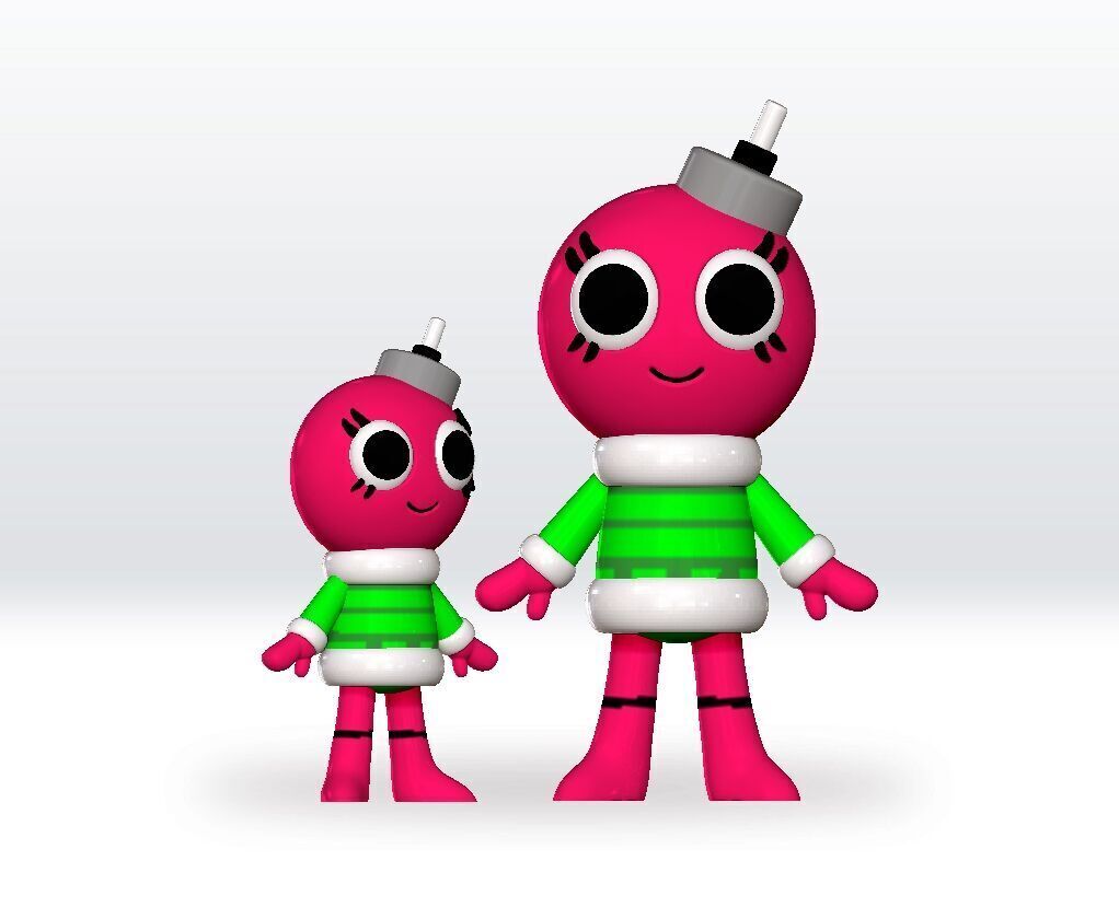 Dapperly Festive Looey STL file 3D Model Dandys World STL Fanart 3D ...