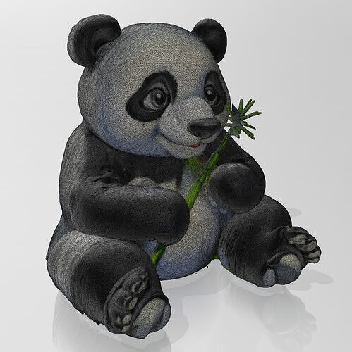 Panda 3D Printable Model STL OBJ 3D model 3D printable | CGTrader
