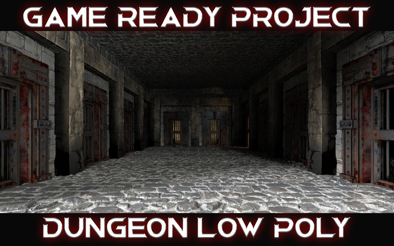 Dungeon Game Ready Model free VR / AR / low-poly 3D model | CGTrader